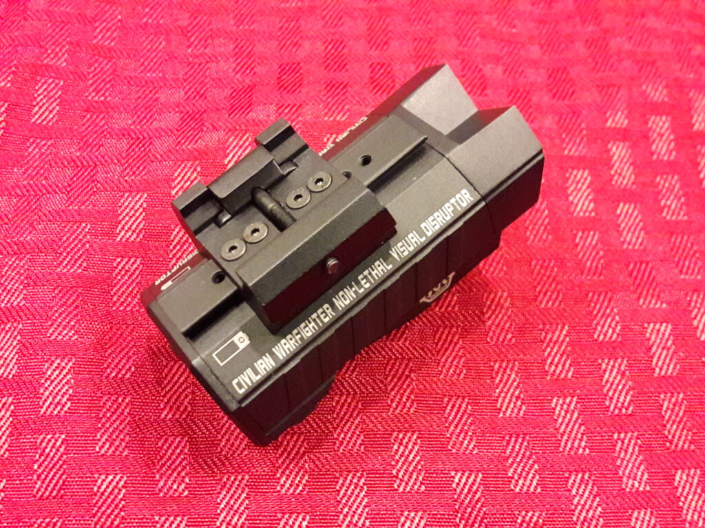 Civilian Warfighter Cerberus non lethal disruptor dazzler